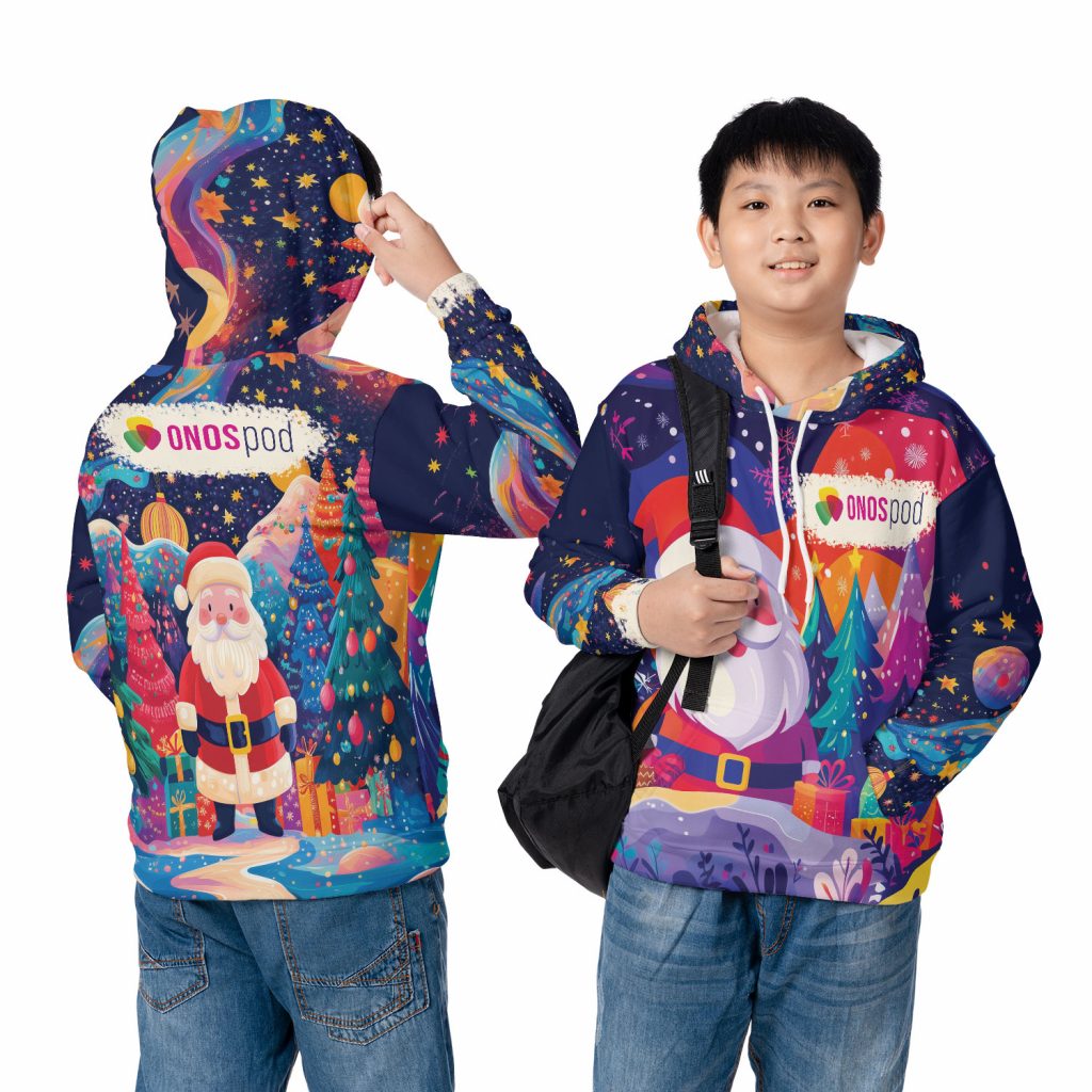 All-Over Print Kids Hoodie - Print On Demand Services | Onospod
