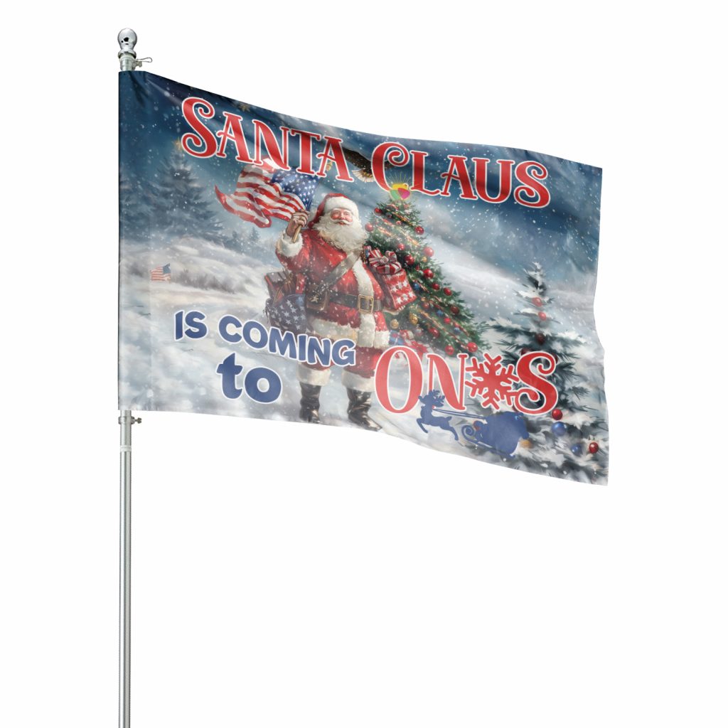 Double-Sided Printed Canvas Flag - Print On Demand Services | Onospod